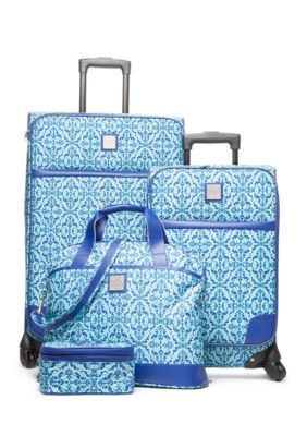 New Directions® 4-Piece Turquoise Rocco Medallion Luggage Set | belk