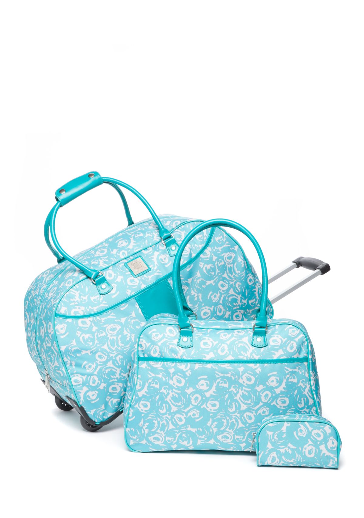 Modern. Southern. Home.™ 3-Piece Rose Print Luggage Set | Belk
