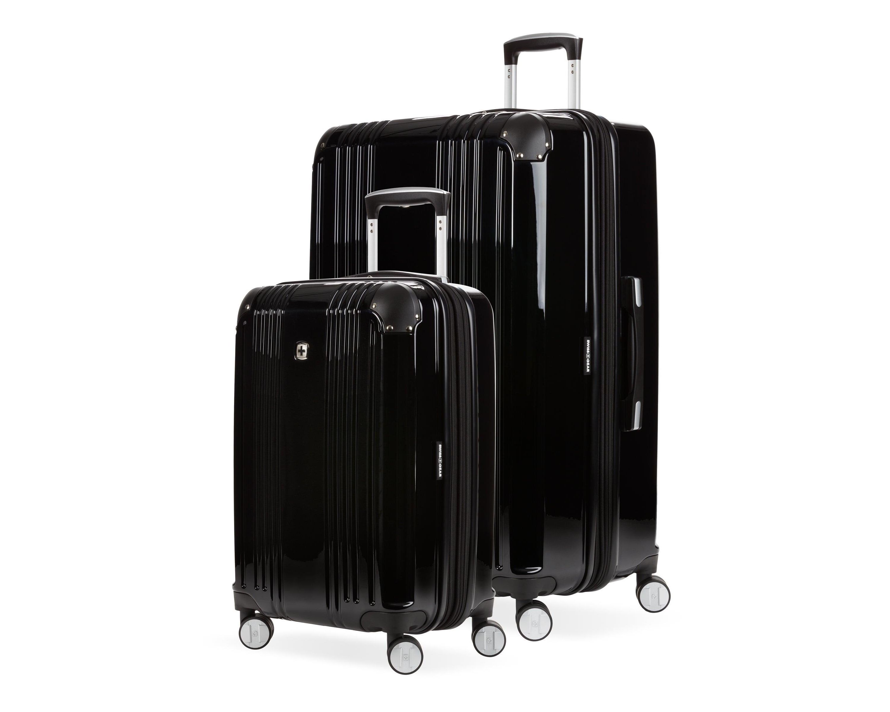 SWISSGEAR 7786 2pc Expandable Hardwide Spinner Luggage Set Black | Belk