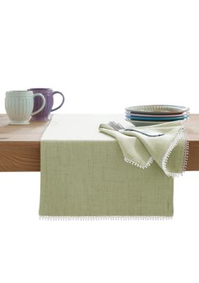 Lenox® French Perle Pistachio Table Runner 90-in. | belk