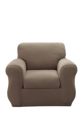 Sure Fit Stretch Pique 2-Piece Chair Slipcover | belk