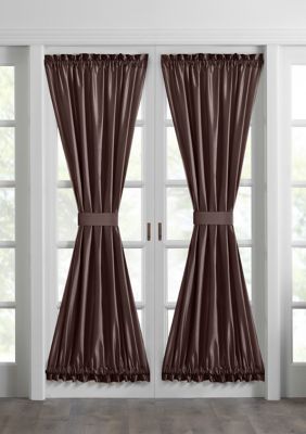 Elrene Colette Faux Silk French Door Window Panel | belk