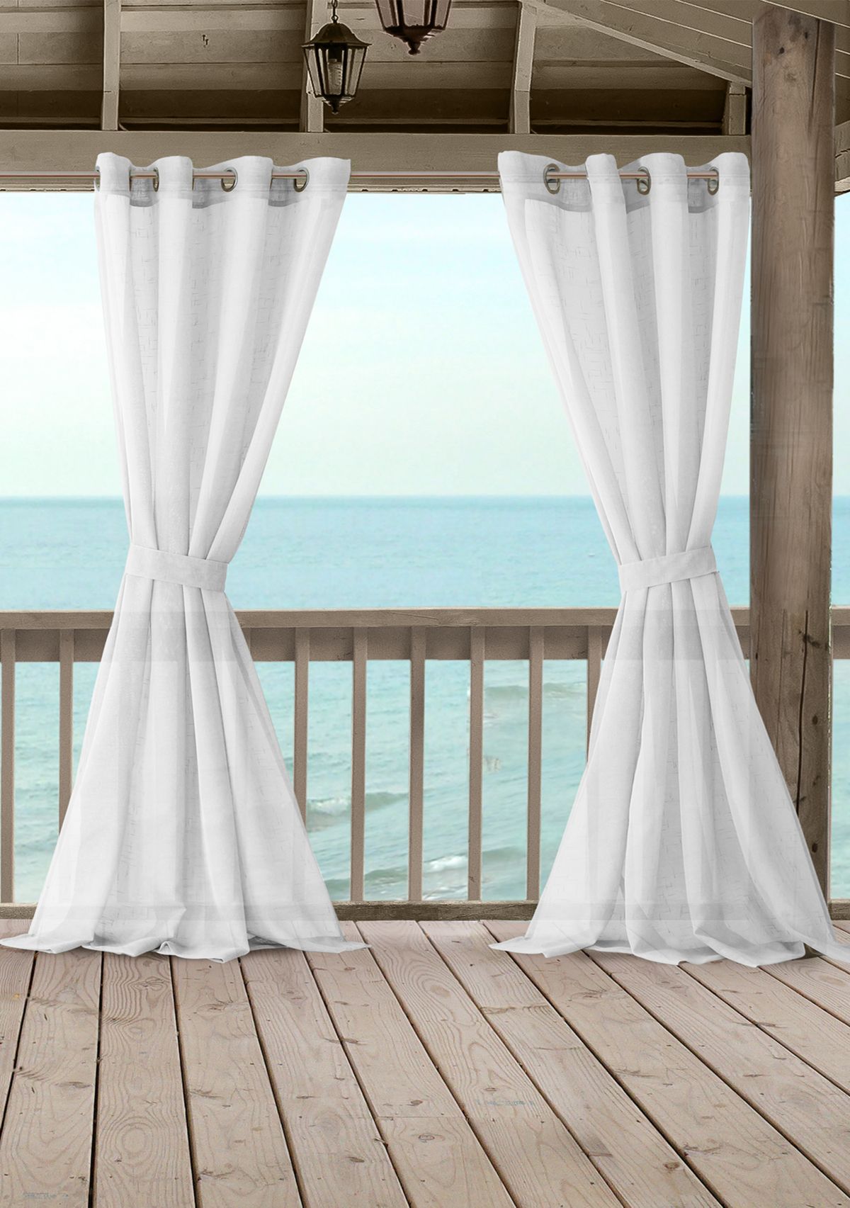 Elrene Bali Sheer Indoor/Outdoor Single Window Panel | Belk