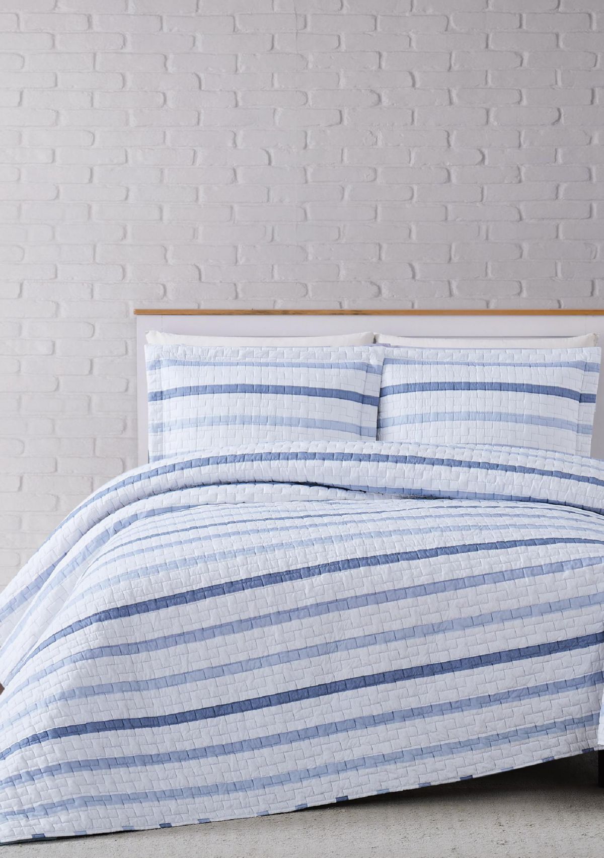 Truly Soft Waffle Stripe Quilt Set | Belk