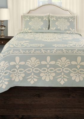 Lamont Home® Annabella Blue King Bedspread 120-in. x 120-in. | belk