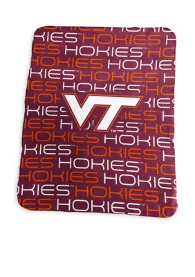 Logo Virginia Tech Hokies Classic Fleece Blanket | belk