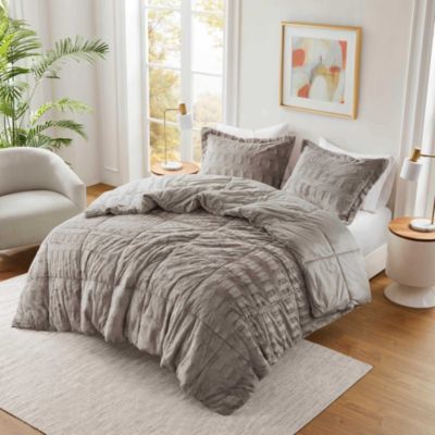 Madison Park Gia Solid Faux Fur Comforter Mini Set | belk