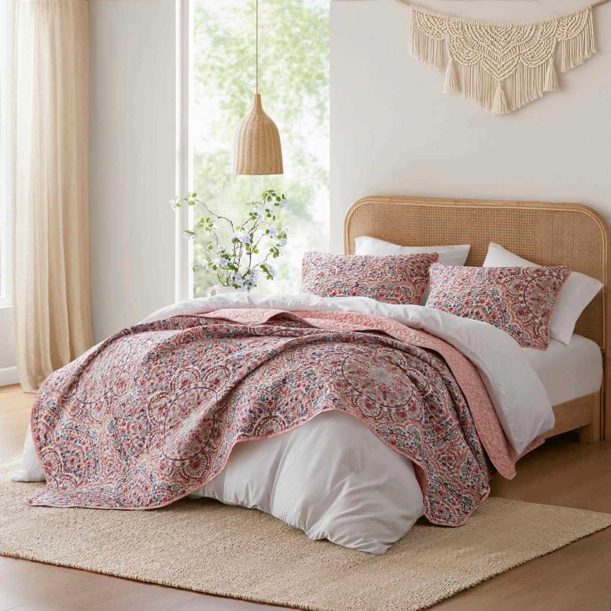 510 Design Valerie Boho Floral Reversible Quilt | Belk