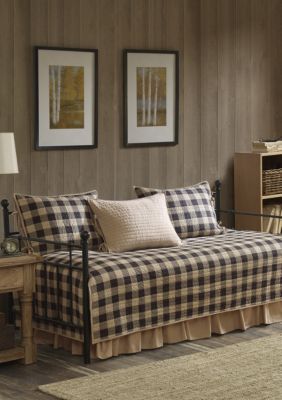 Woolrich Buffalo Check 5 Piece Day Bed Cover Set | belk
