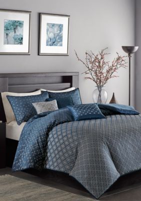 Madison Park Biloxi 6 Piece Duvet Cover Set | belk