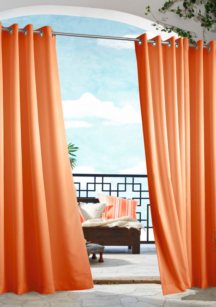 Commonwealth Home Fashions Gazebo Solid Outdoor Window Panel | Belk