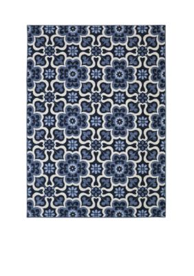 Mohawk Home Majorelle Gardens Blue Rug | belk