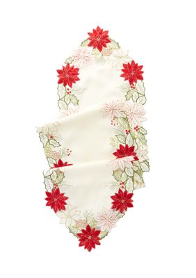 Lenox® Poinsettia Trail Table Runner | belk