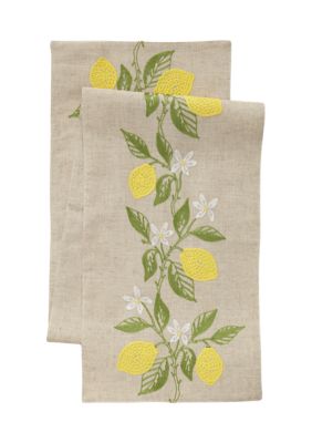 Arlee Home Fashions Inc.™ Lemon Vines Table Runner | Belk