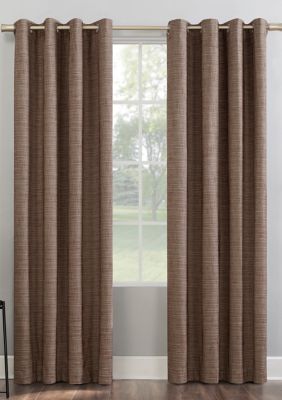 Sun Zero™ Kline Burlap Weave Thermal Extreme 100 Percent Blackout ...
