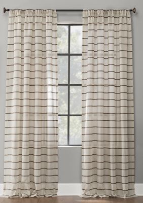 Clean Window Twill Stripe Anti-Dust Window Curtain | belk