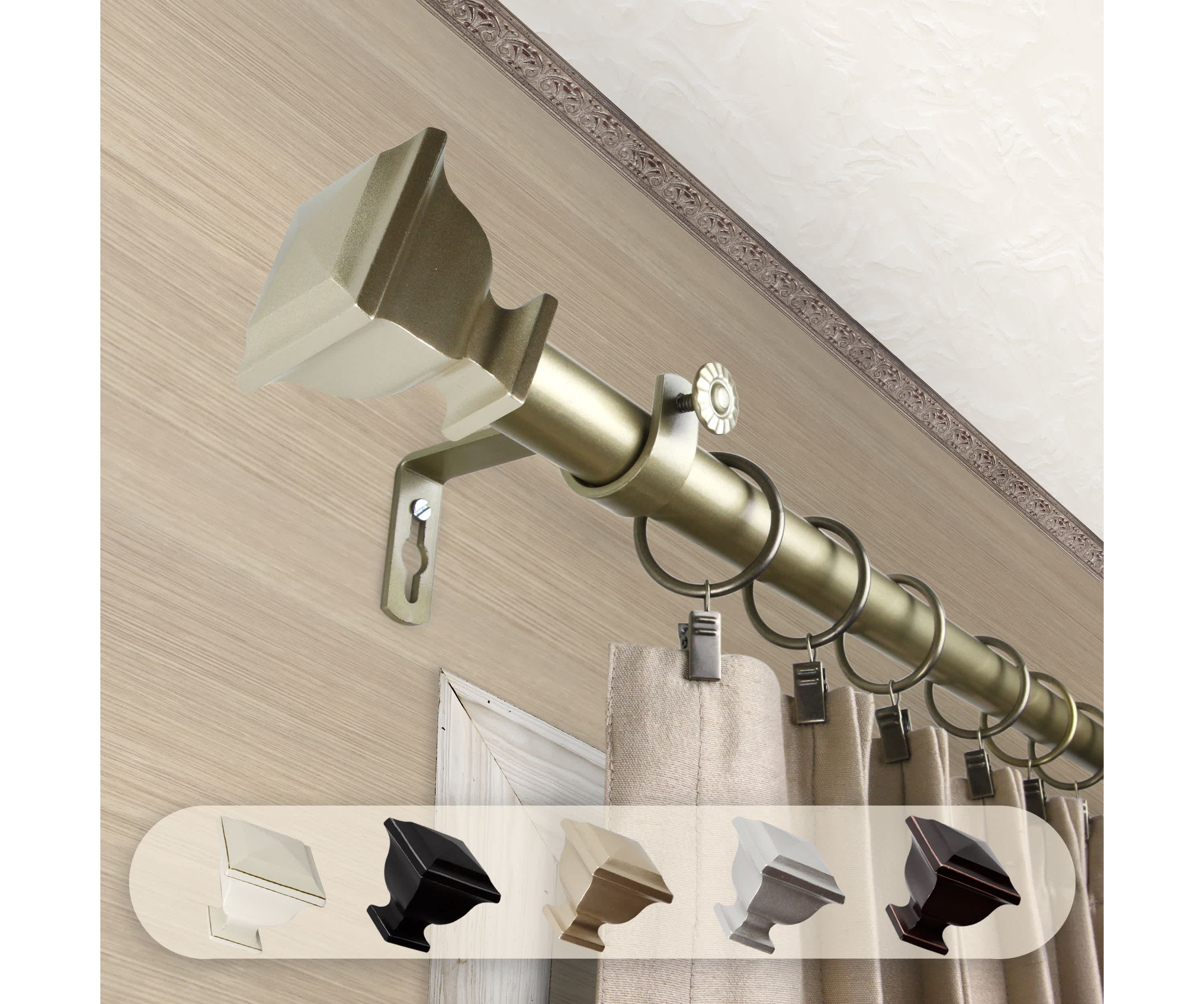 Rod Desyne 1" Romeo Curtain Rod | Belk