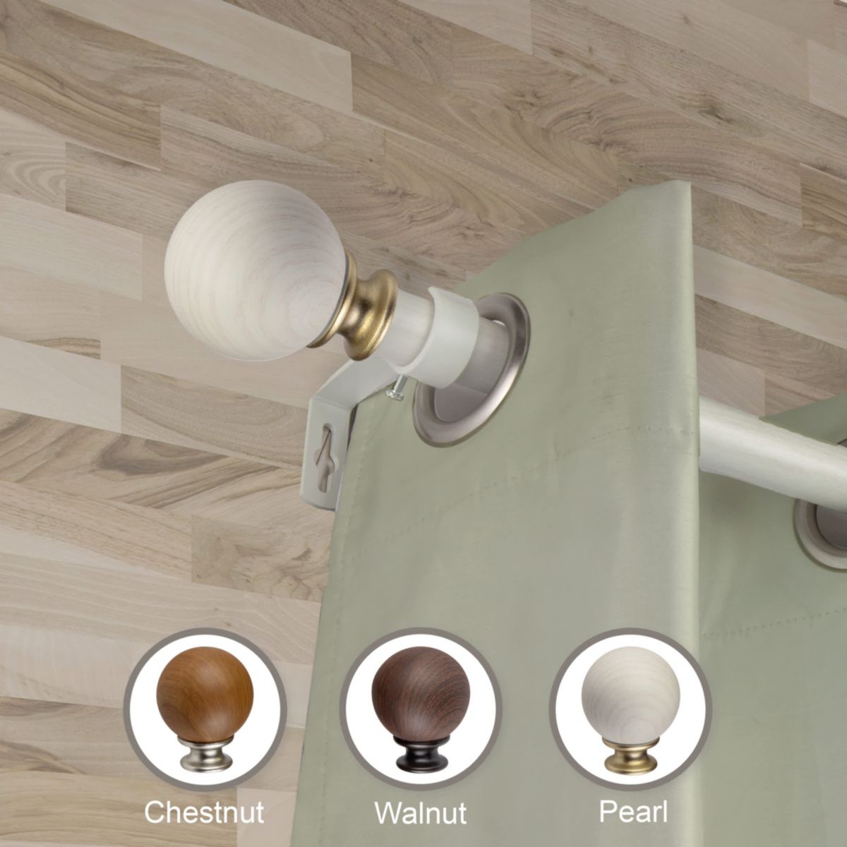 Rod Desyne 1" Finola Faux Wood Curtain Rod | Belk