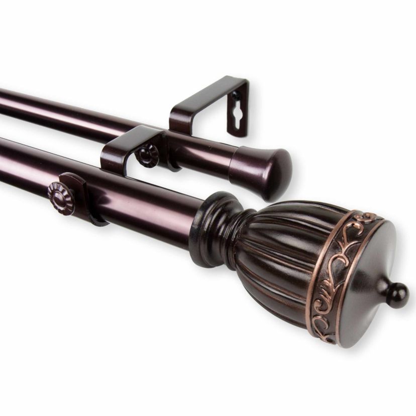 Rod Desyne Debussy Expandable Double Curtain Rod | Belk