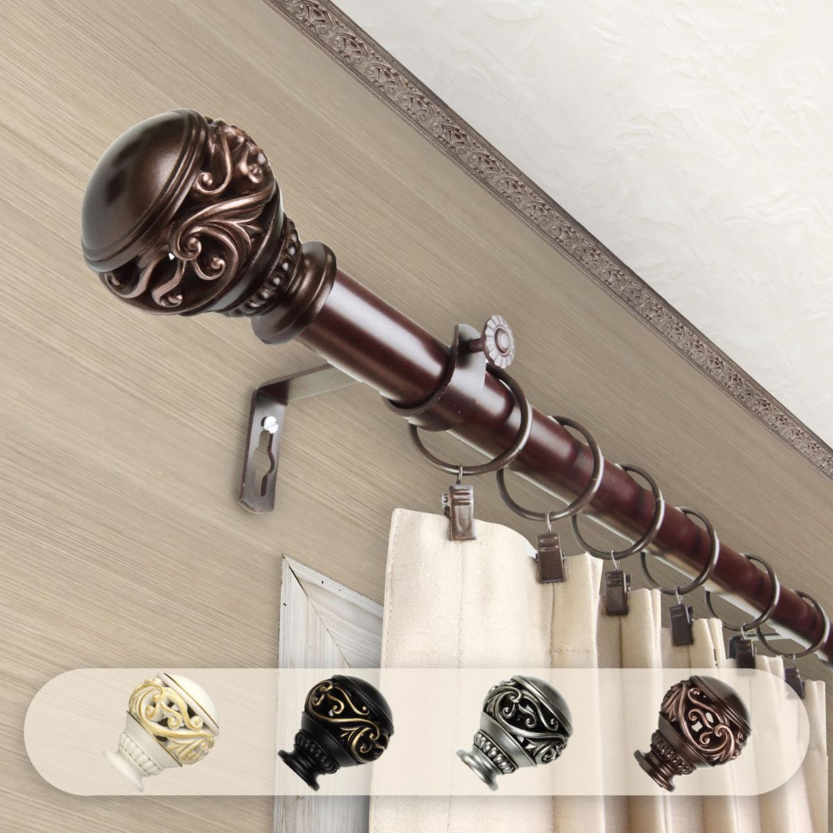 Rod Desyne 1" Isabella Curtain Rod | Belk