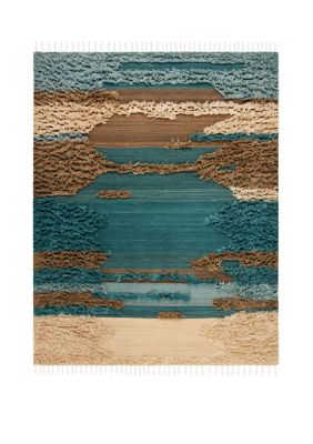Safavieh Kenya Blue/Beige 6 ft x 9 ft Area Rug | belk
