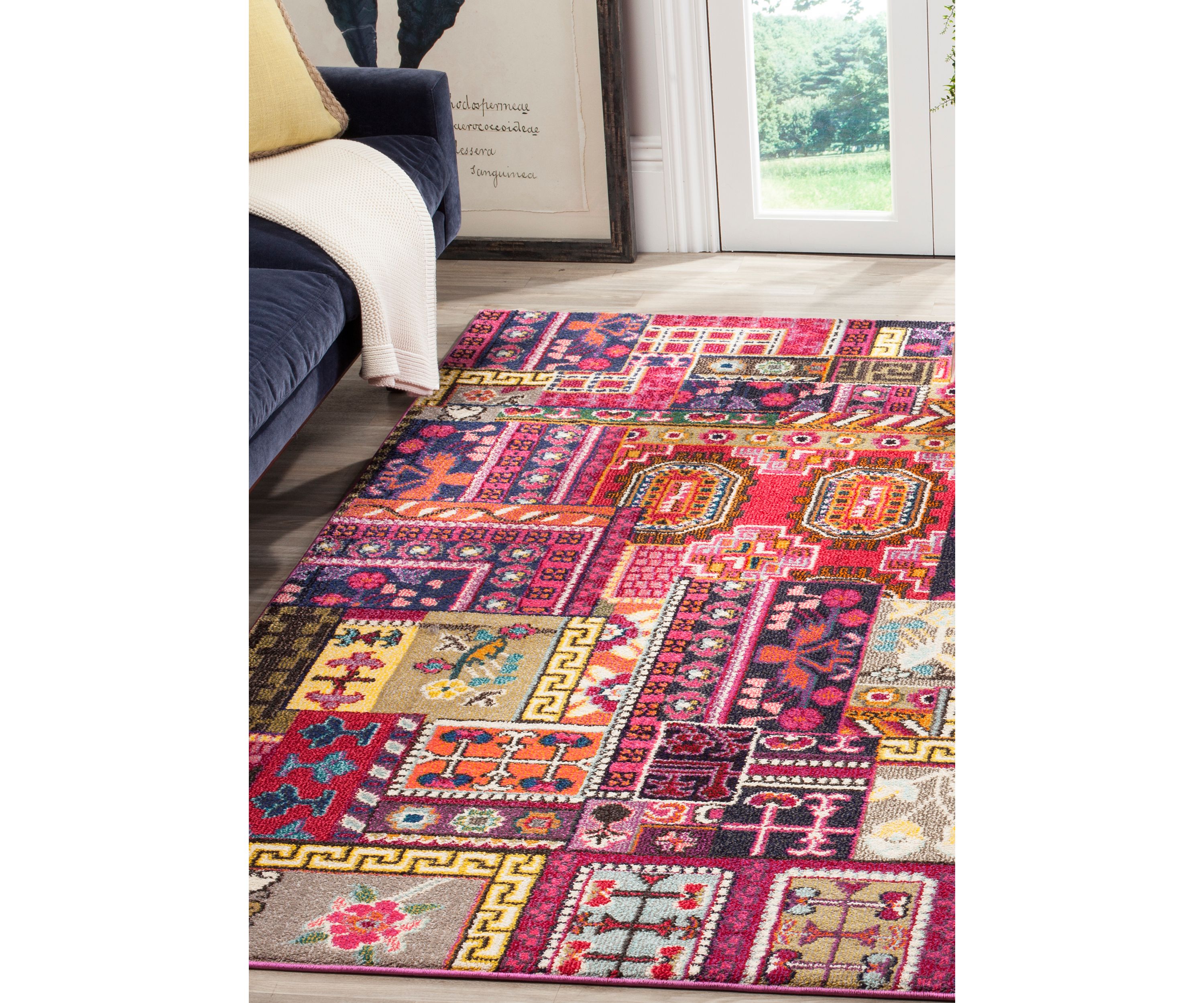 Safavieh Monaco Authentic Taznakht Tile Area Rug Collection | Belk