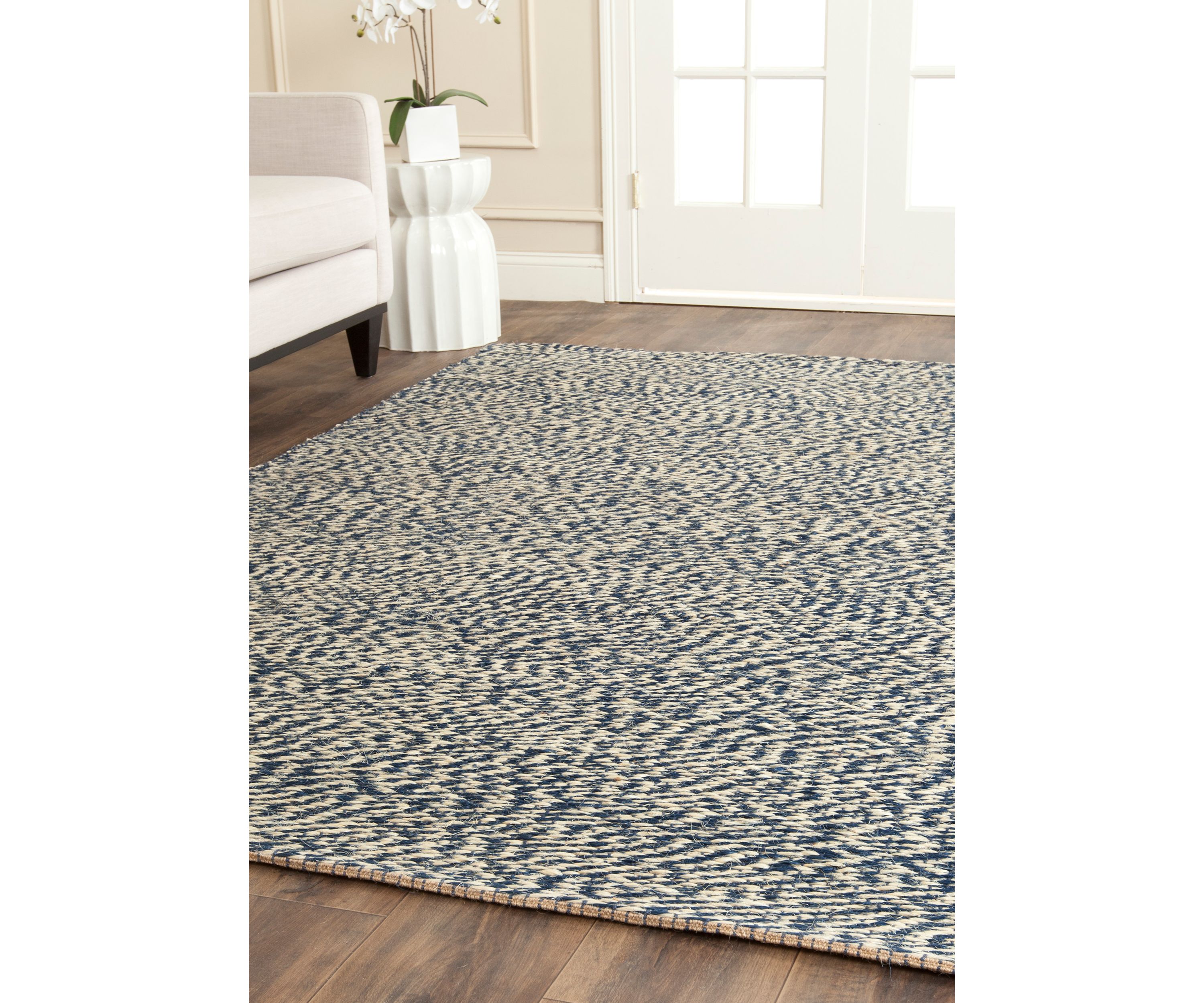 Safavieh Natural Fiber Blue/Ivory Area Rug 6-ft. x 6-ft. | Belk