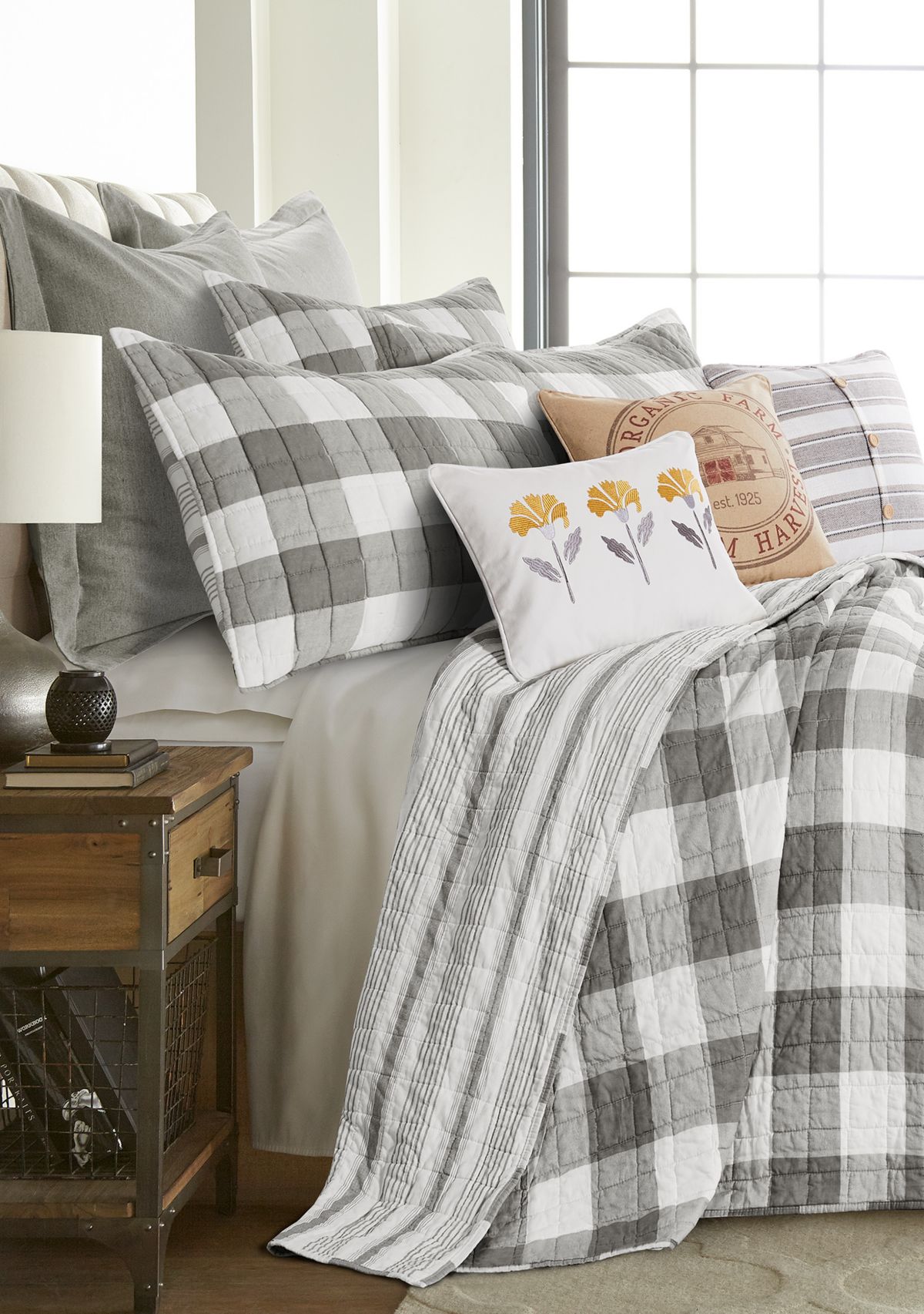 Levtex Home Camden Gray Bedspread Set | Belk