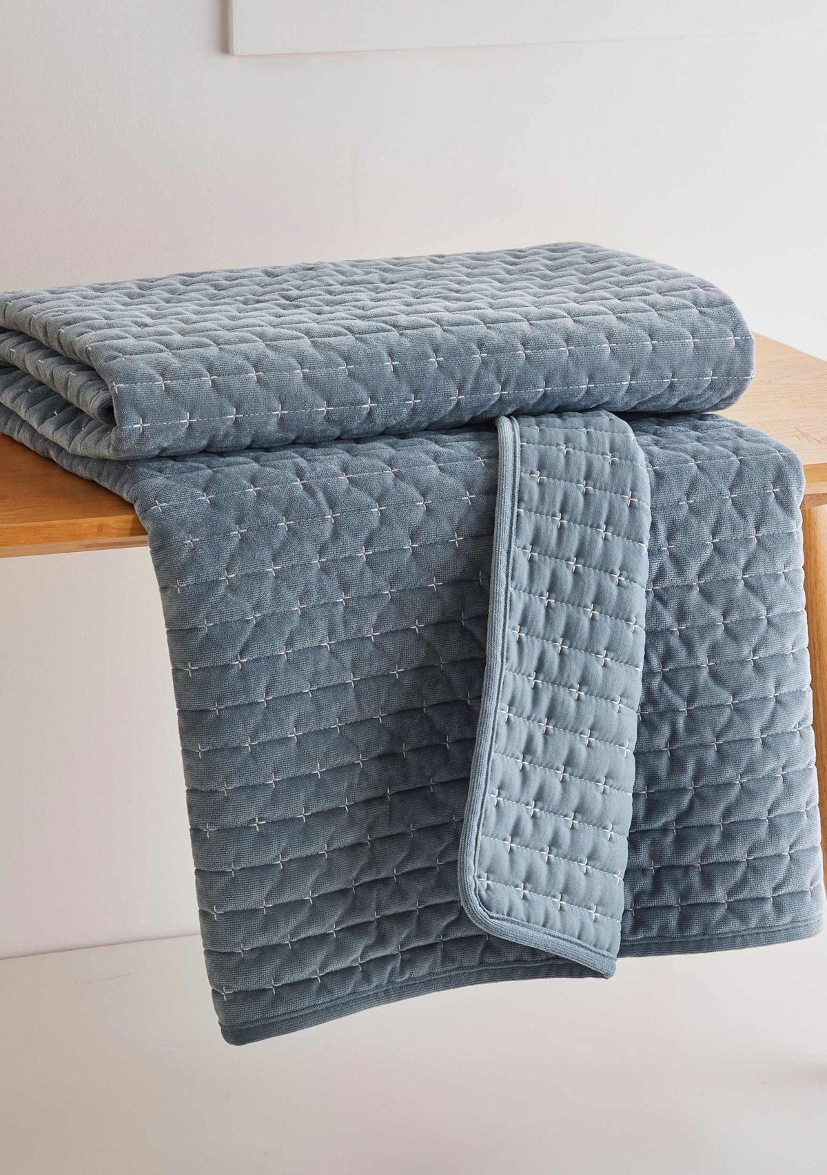 Levtex Home Velvet Stitch Quilted Throw | Belk