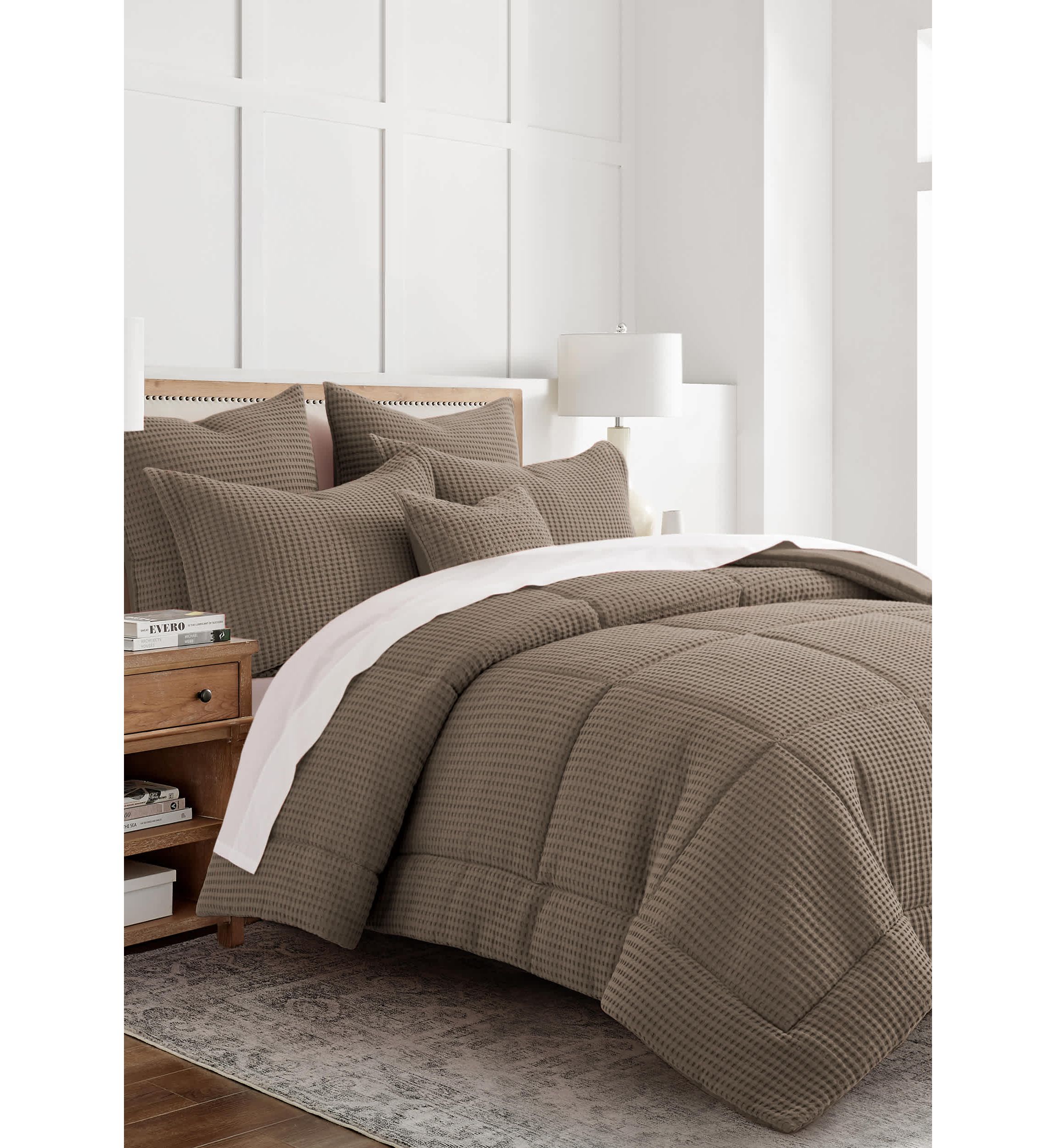 Levtex Home Mills Waffle Slate Blue Comforter Set | Belk