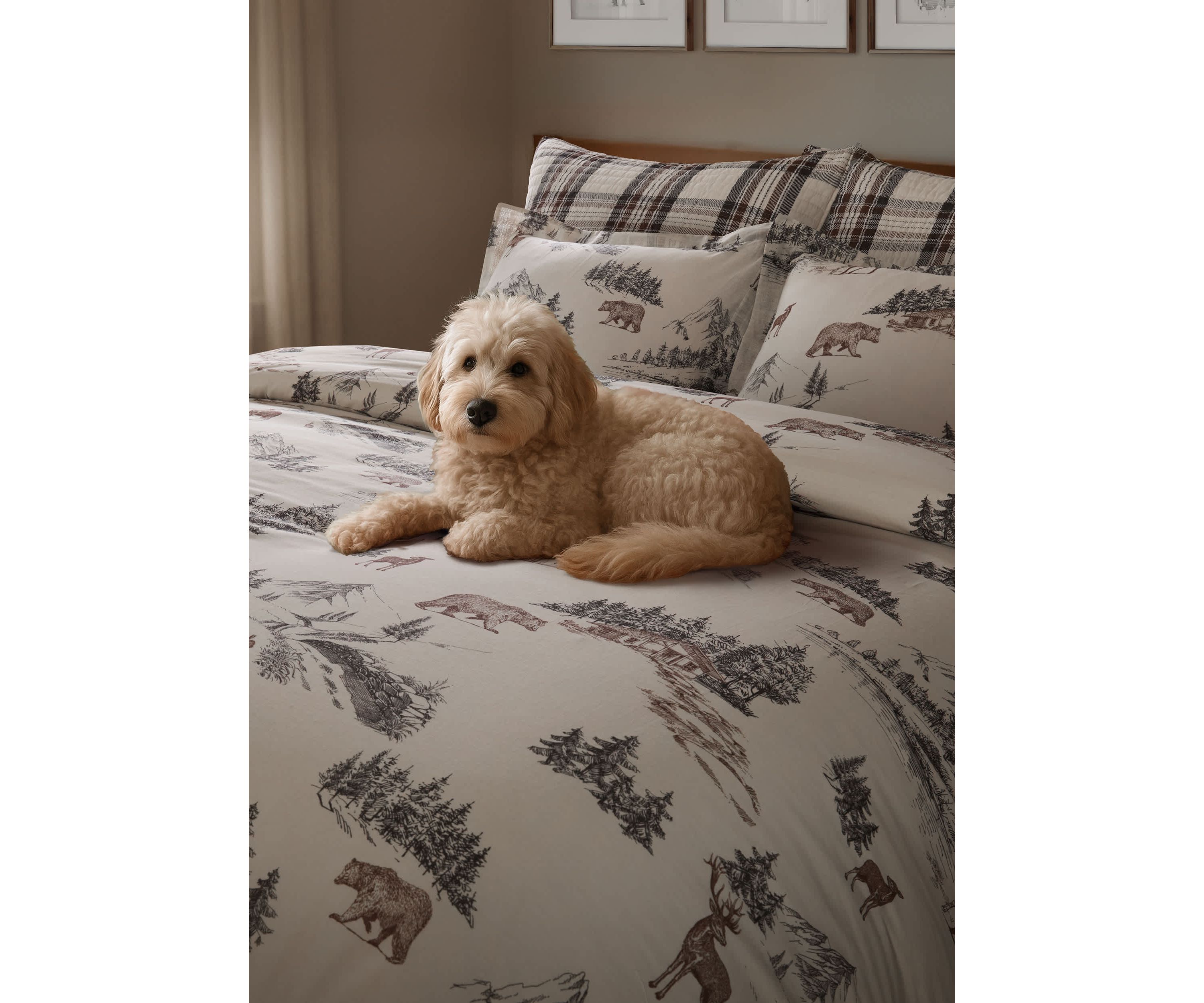 Levtex Home Lodge Toile Duvet Cover Set | Belk