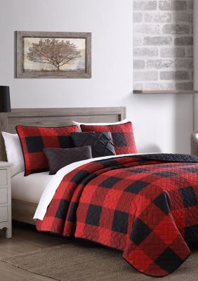 Addison Home Buffalo Plaid Quilt Set | belk