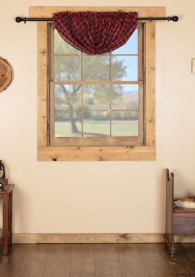 Ashton & Willow 50 in x 60 in Rustic Kitchen Curtains Shasta Cabin ...