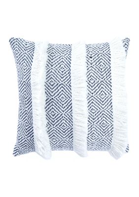 goodness & grace Blue Ivory Textured Decorative Pillow | belk