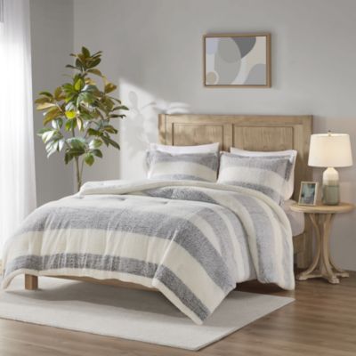 Madison Park Hollis Sherpa Comforter Set | belk