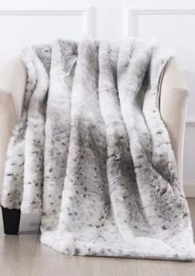 Pioneer Home Snow Leopard Faux Fur Throw | belk