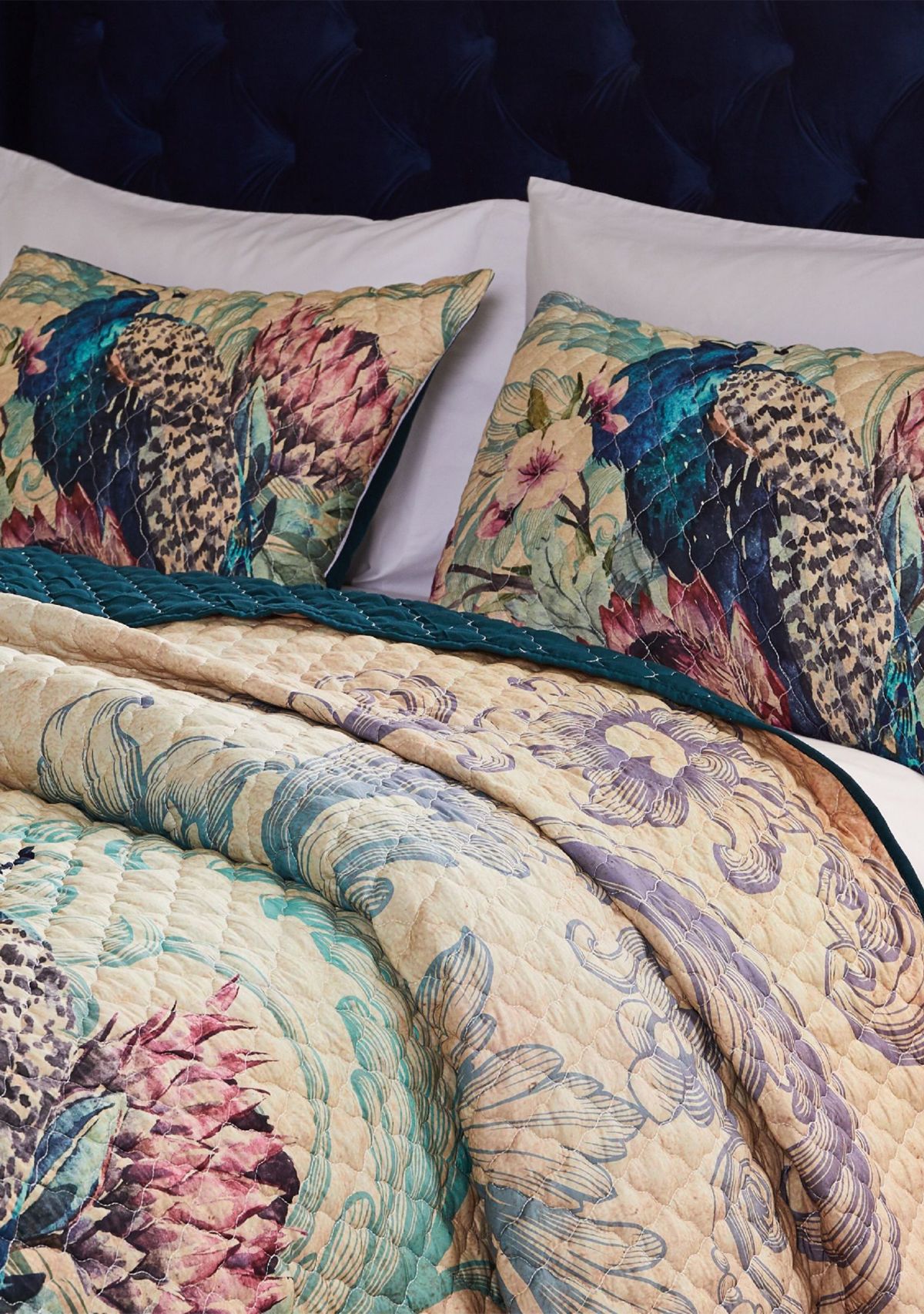 Greenland Home Fashions Eden Peacock Pillow Sham | Belk