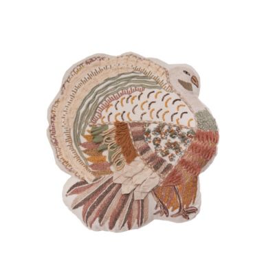 C&F Home 14" x 14" Turkey Shaped Throw Pillow | Belk