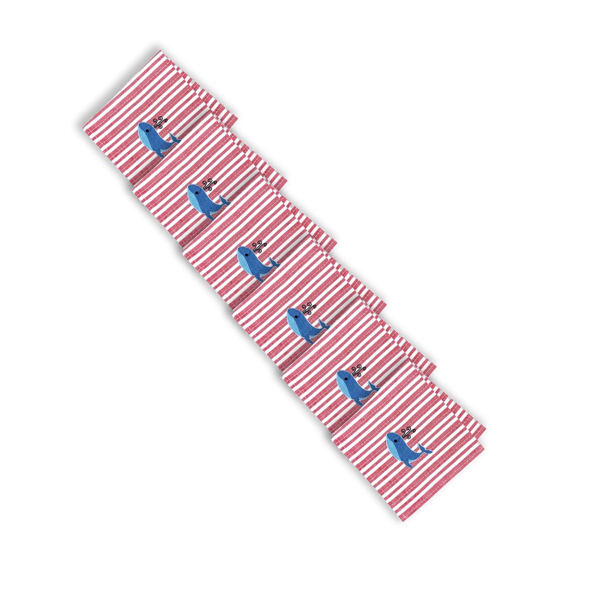 C&F Home Whale Stripe Napkin Set of 6 | Belk