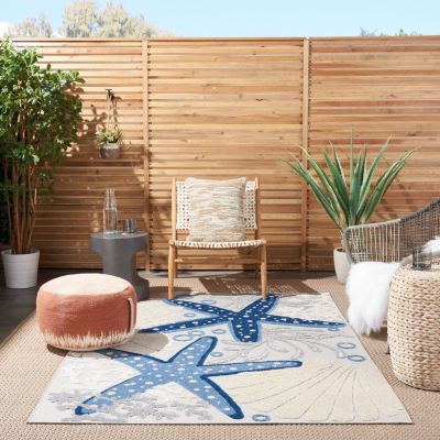 Nourison Aloha Coastal, Nautical & Beach Indoor/Outdoor Rug | belk