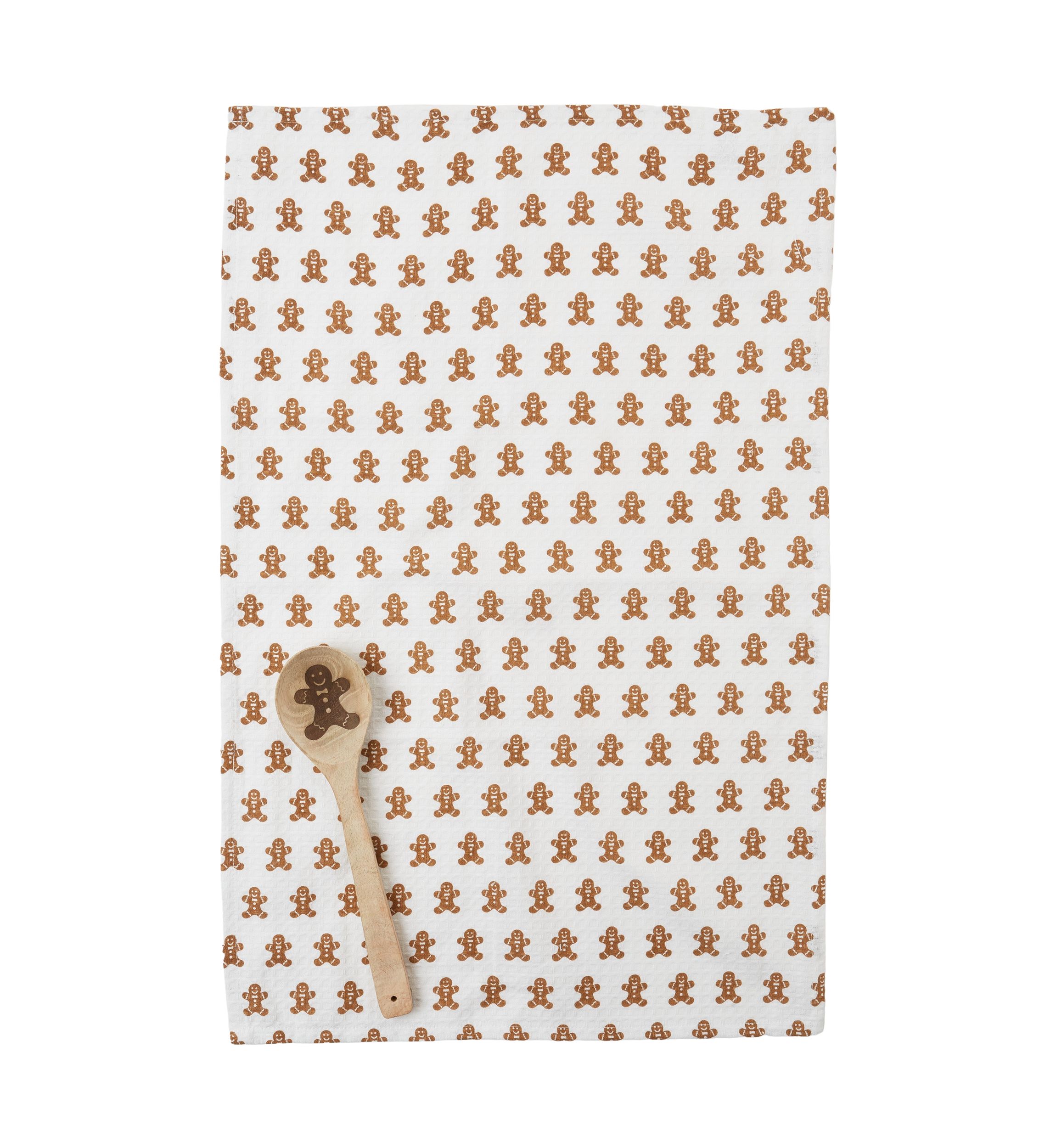 Design Imports Gingerbread Man Spoon and Towel Set | Belk