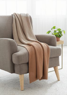 Crown & Ivy™ Melrose Color Block Throw | belk