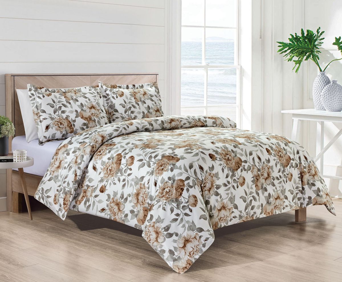 Bibb Home Luxury 3pc Duvet Cover Set | Belk