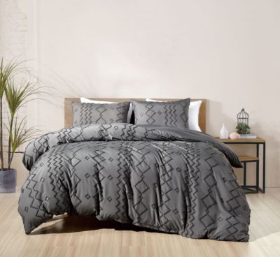 Bibb Home Tufted 3pc Duvet Cover | belk