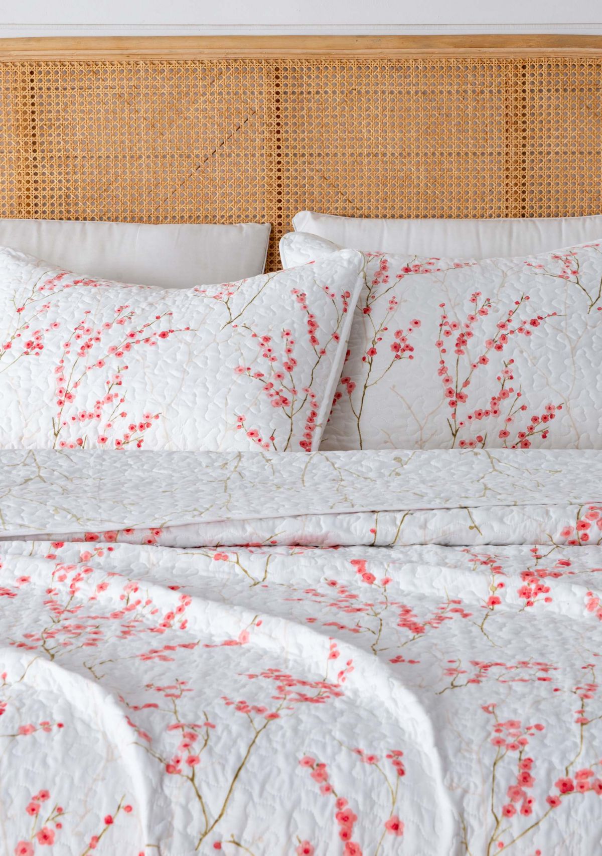 Premium Comforts Floral Cherry Blossom Quilt Set | Belk
