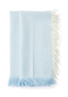Crown & Ivy™ Chambray Frayed Edge Napkins - Set of 2 | Belk