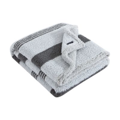 Nautica Saltmarsh Plush Fleece Throw Blanket | belk