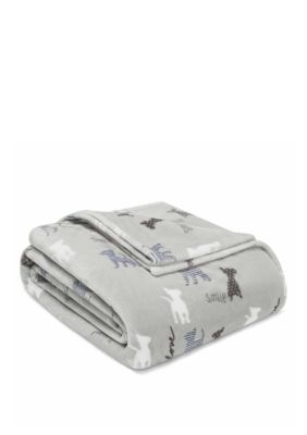 Elite Home Products Winter Tails Plush Blanket | belk