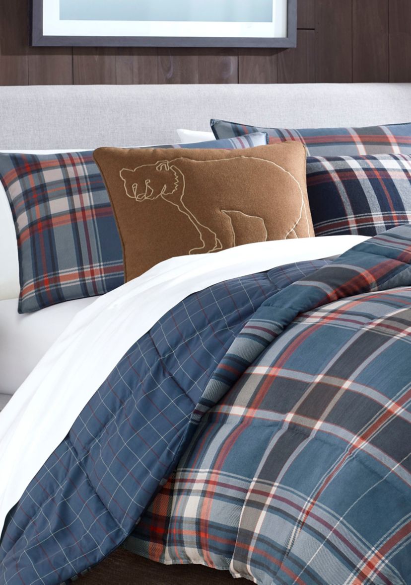 Eddie Bauer Shasta Lake Micro Suede Comforter Sham Set | Belk