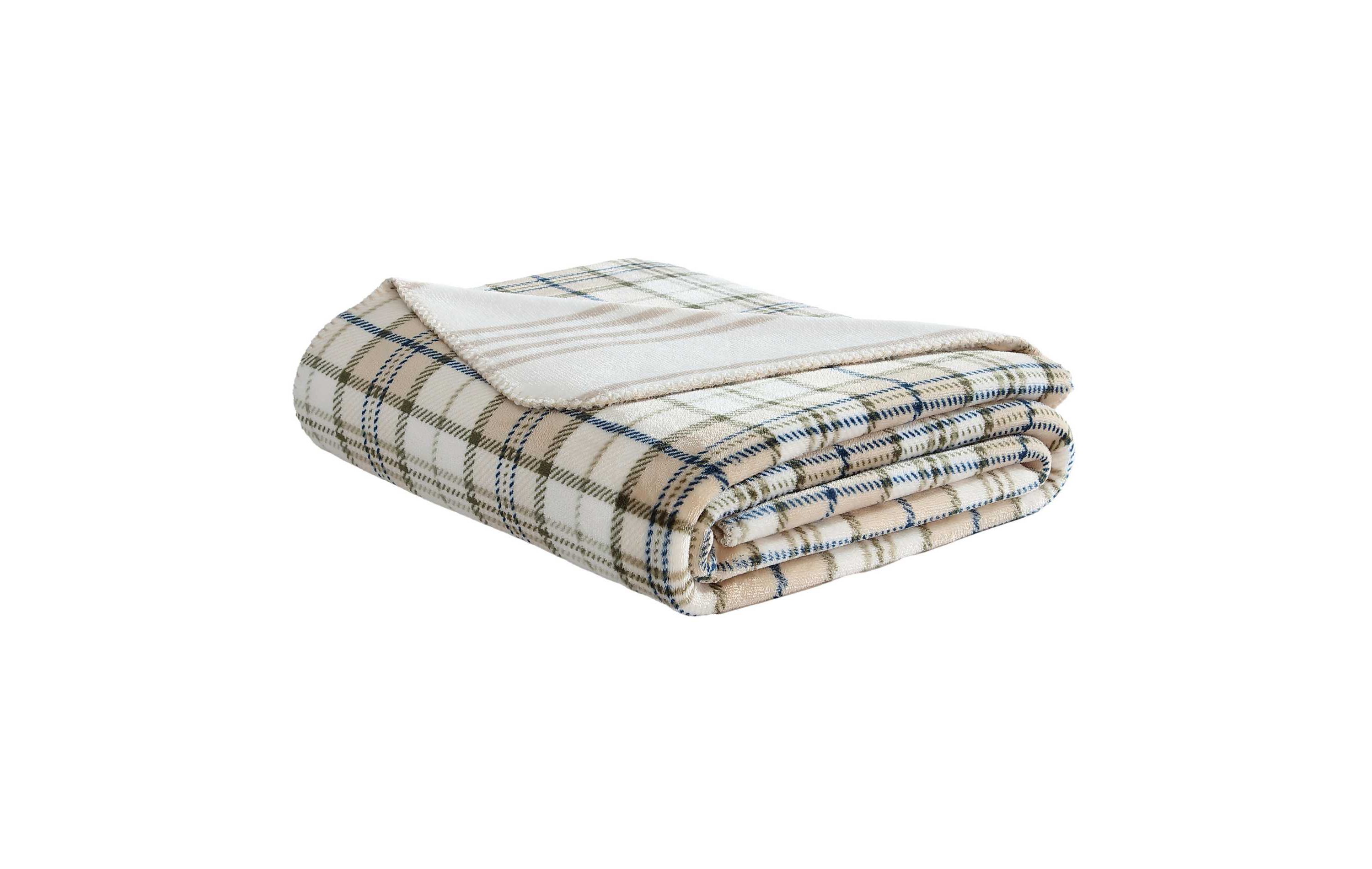 Nautica Southgale Plaid Microfiber Throw Blanket | Belk